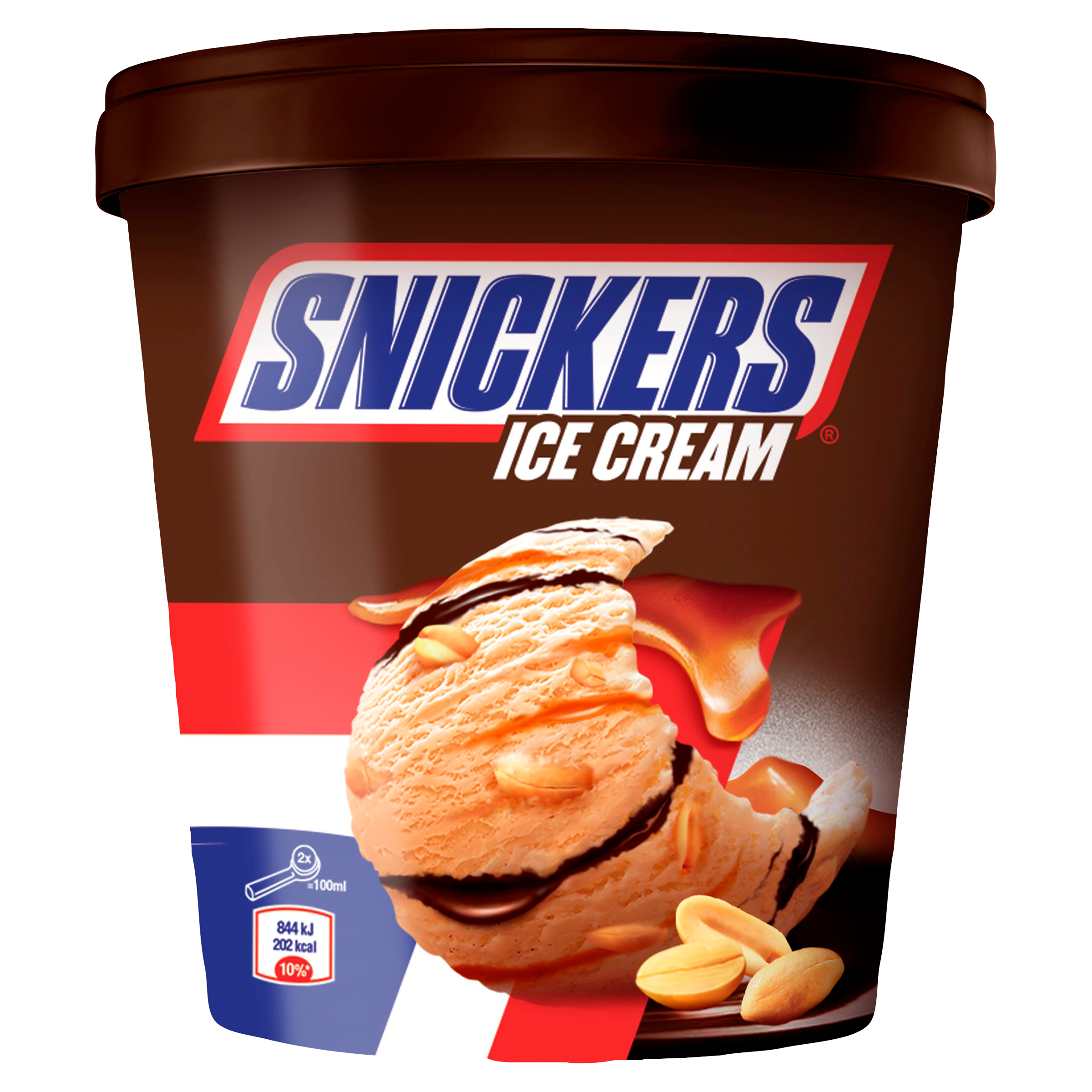 SNICKERS melkchocolade ijs 6 repen | SNICKERS®